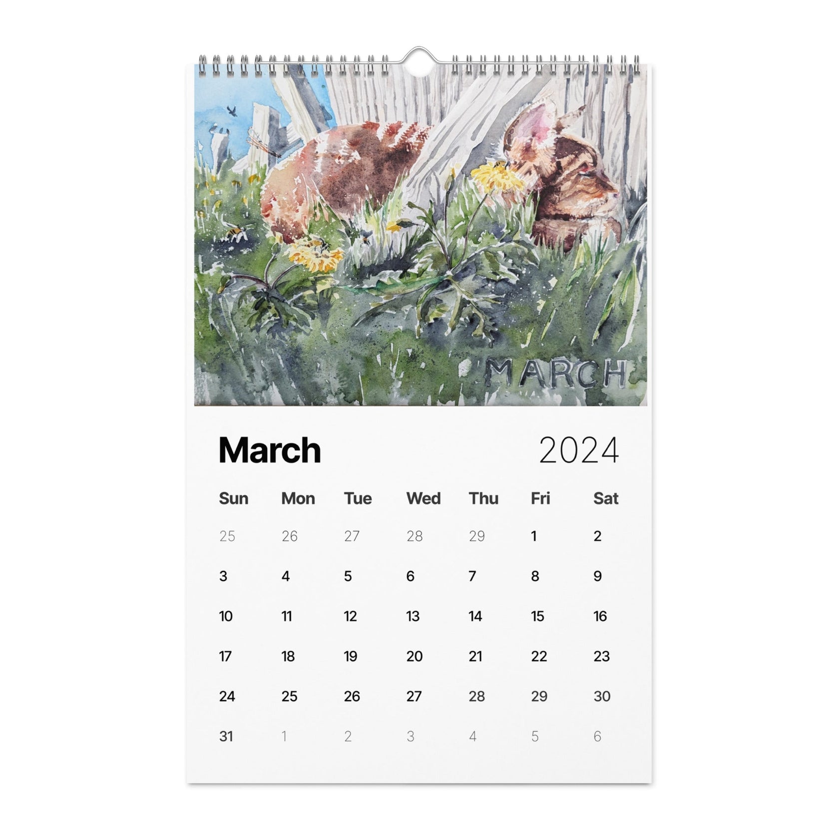 2024 Calendar in Watercolors by Allen Hudson – Art for Redemption
