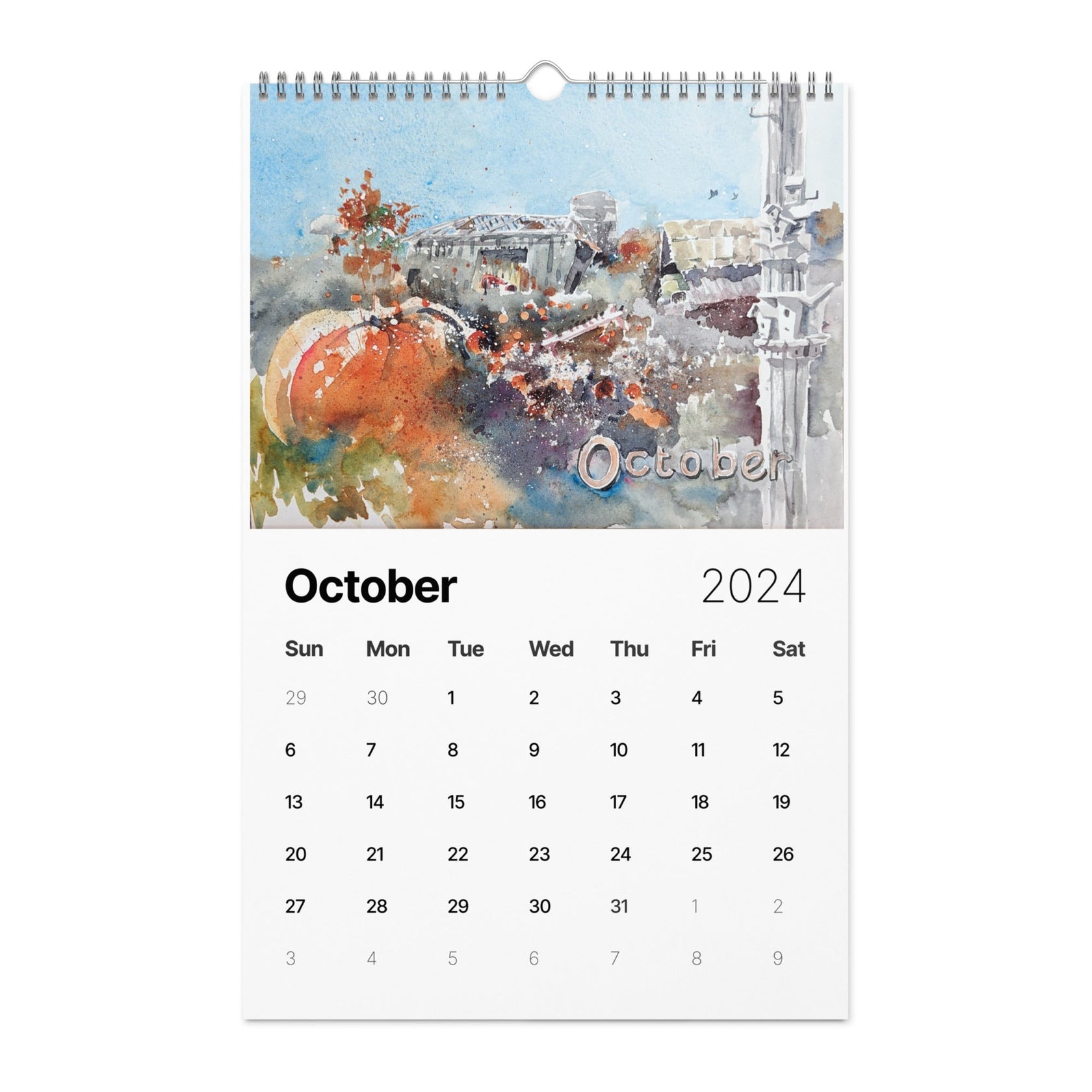 2024 Calendar in Watercolors by Allen Hudson – Art for Redemption