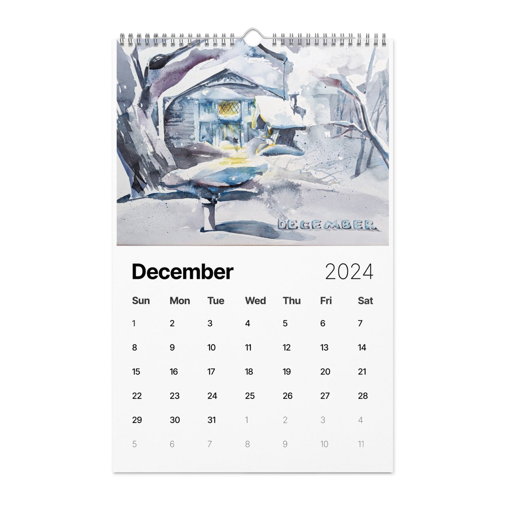 2024 Calendar in Watercolors by Allen Hudson – Art for Redemption